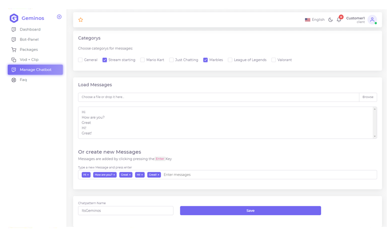 Geminos - Twitch Viewer Bot & Growth Platform | 24H Free Trial